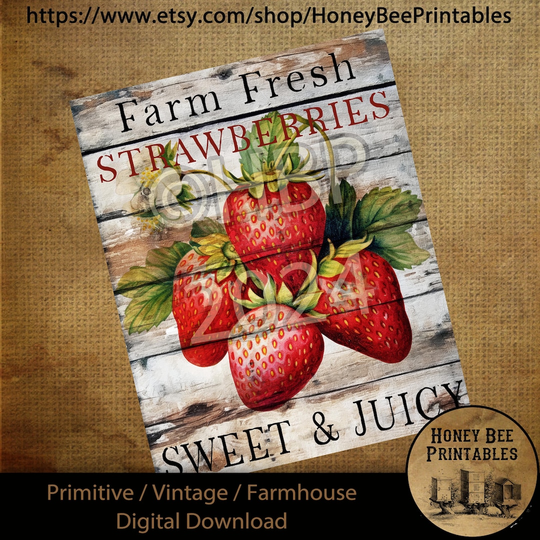 Vintage Primitive Farmhouse Digital Download Printable Sublimation ...
