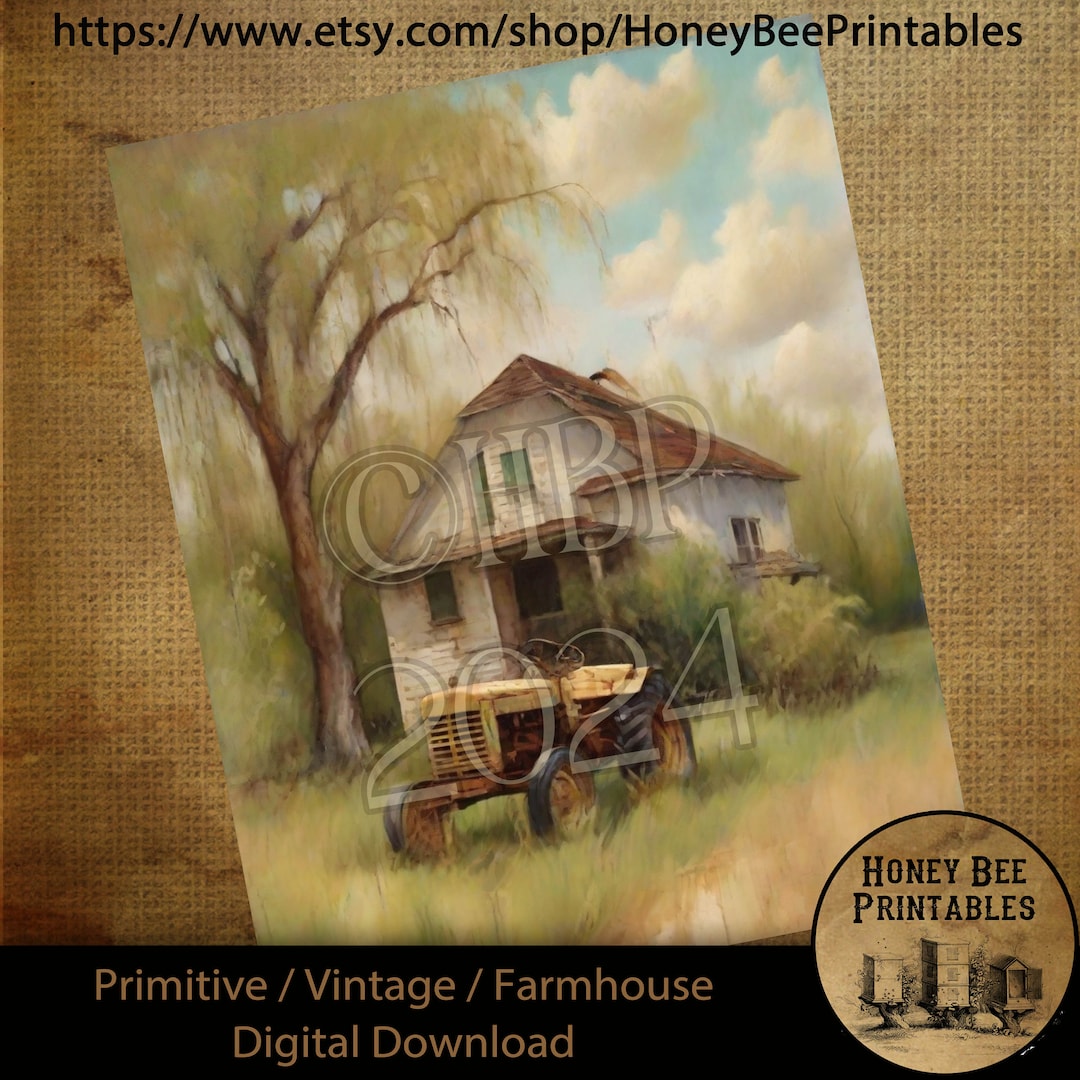 Vintage Farmhouse Digital Download Printable Sublimate Decoupage ...