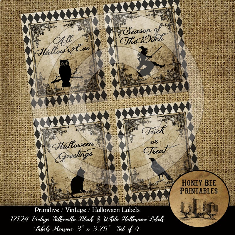 Primitive Labels - Etsy