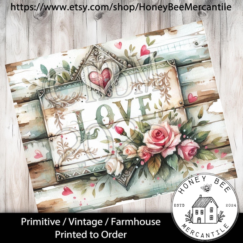 Shabby Chic Sign - Etsy