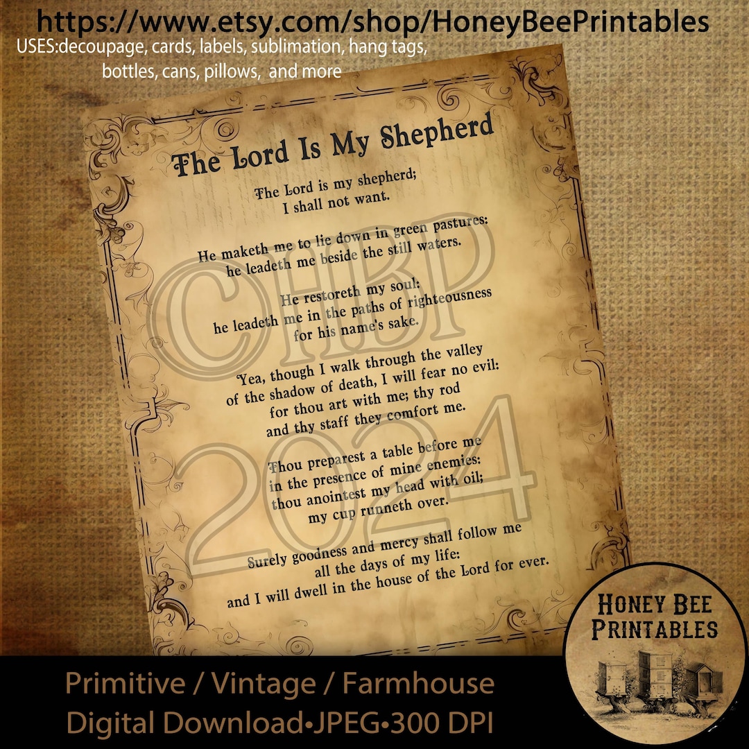 Digital Download, Digital Art, Printable, Decoupage, Primitive, Craft ...