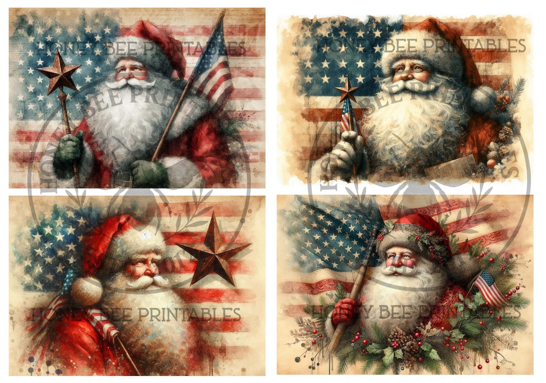 Digital Download, Printable, Decoupage, Primitive, Craft Supplies, A4 ...