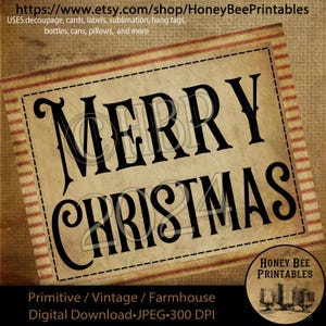 Digital Download, Printable, Decoupage, Farmhouse, Craft Supplies ...