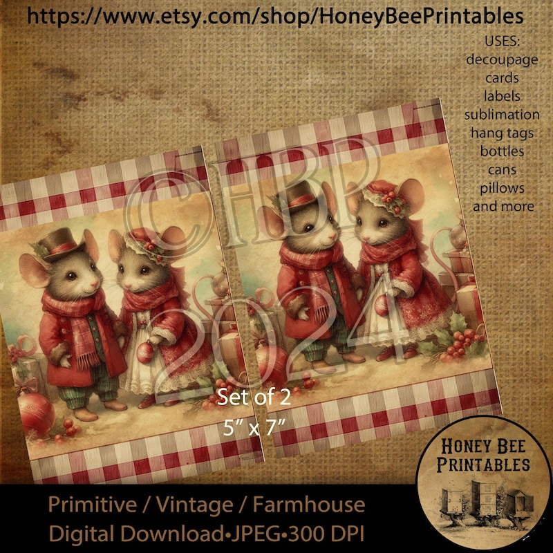 Primitive Mouse - Etsy