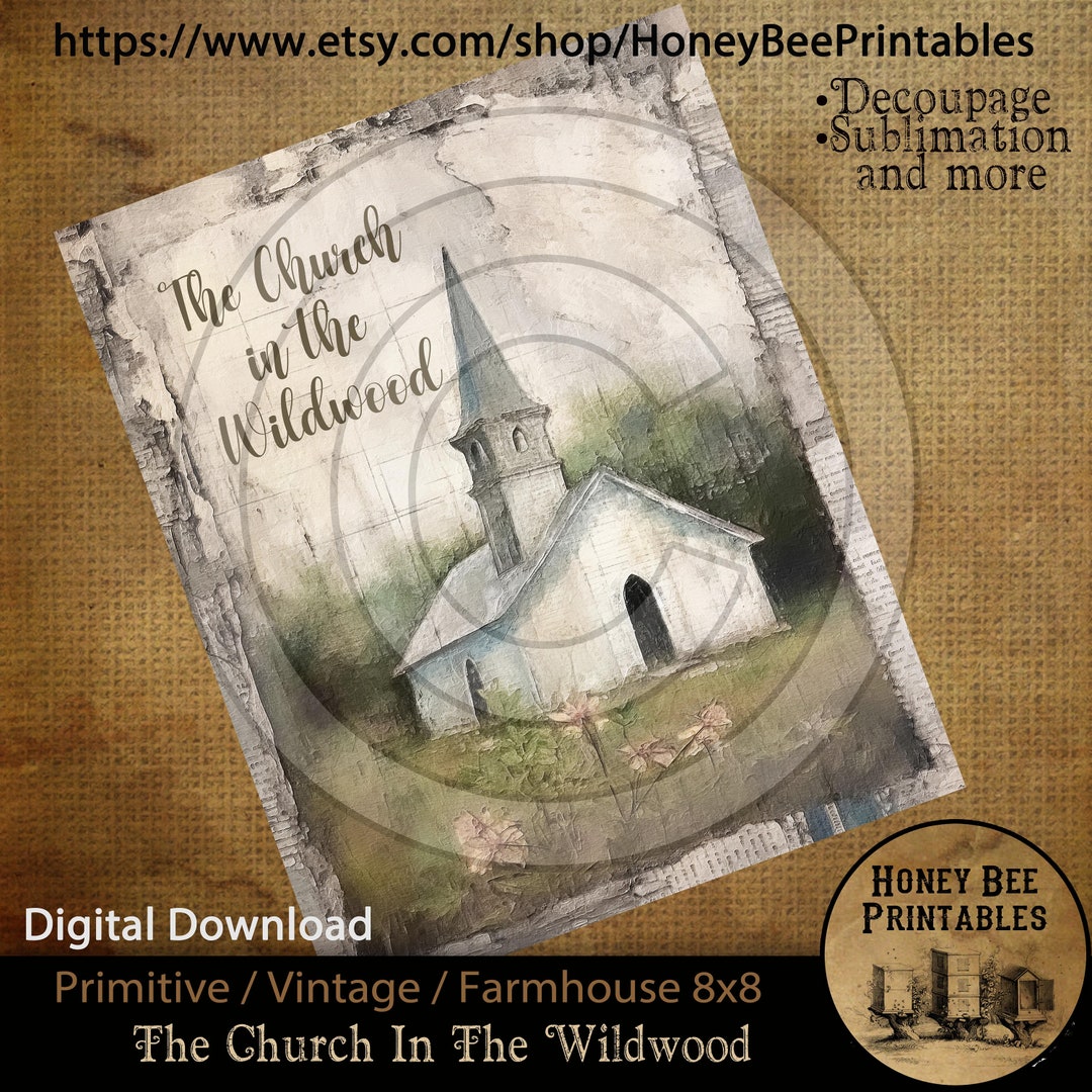 Vintage Primitive Farmhouse Digital Instant Download Printable ...