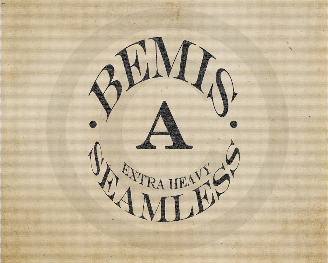 Primitive Vintage Bemis A Seamless Grain Feedsack Feed Sack Logo ...