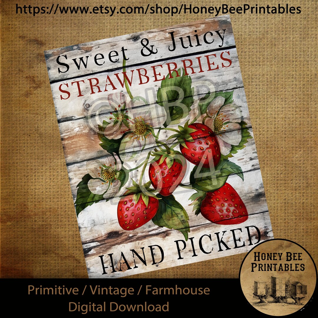 Vintage Primitive Farmhouse Digital Download Printable Sublimation ...