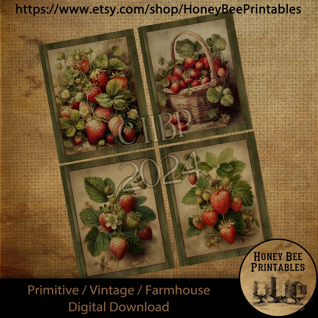 Primitive Farmhouse Digital Download Printable Sublimation Decoupage ...