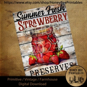 Vintage Primitive Farmhouse Digital Download Printable Sublimation ...