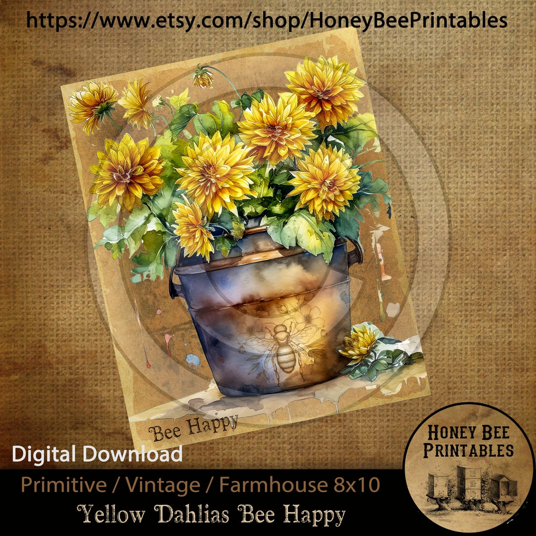 Vintage Primitive Farmhouse Instant Download Printable Sublimation ...