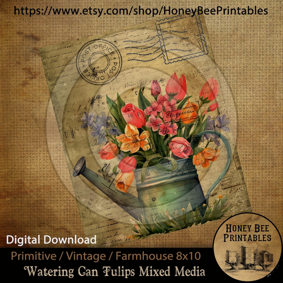 Vintage Primitive Farmhouse Instant Download Printable Sublimation ...