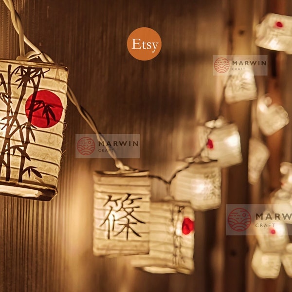 Bamboo Lights - Etsy