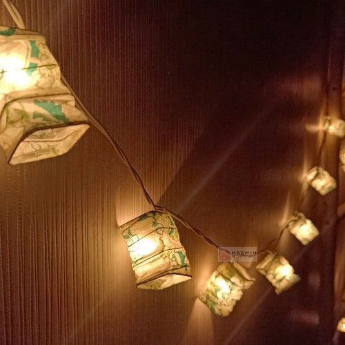 Selected String Lights Lamp Japanese Paper Lantern Fairy - Etsy