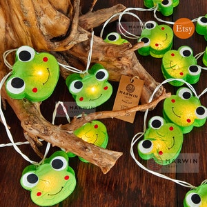 Paint String Lights Frog Fairy Lights Bedroom Home Decor Living Room ...
