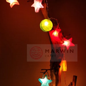 Multi String Lights Space Star Moon Fairy Lights Bedroom Home | Etsy