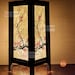 Asian Oriental Sakura Cherry Blossom Tree Japanese Lamp Zen Bedside ...