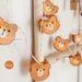 Paper String Lights Teddy Brown Bear Fairy Lights Bedroom Home - Etsy