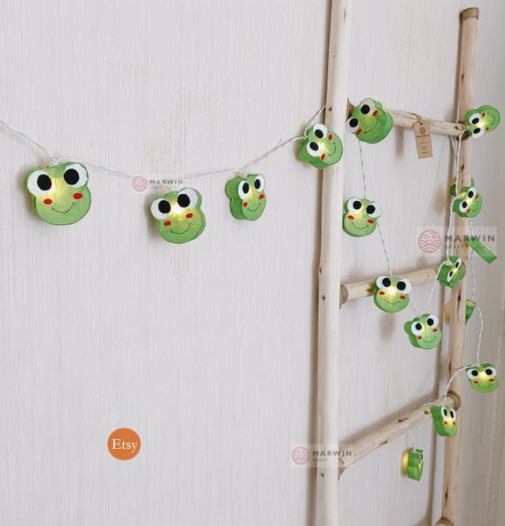 String Lights Green Frog Fairy Lights Bedroom Home Decor - Etsy