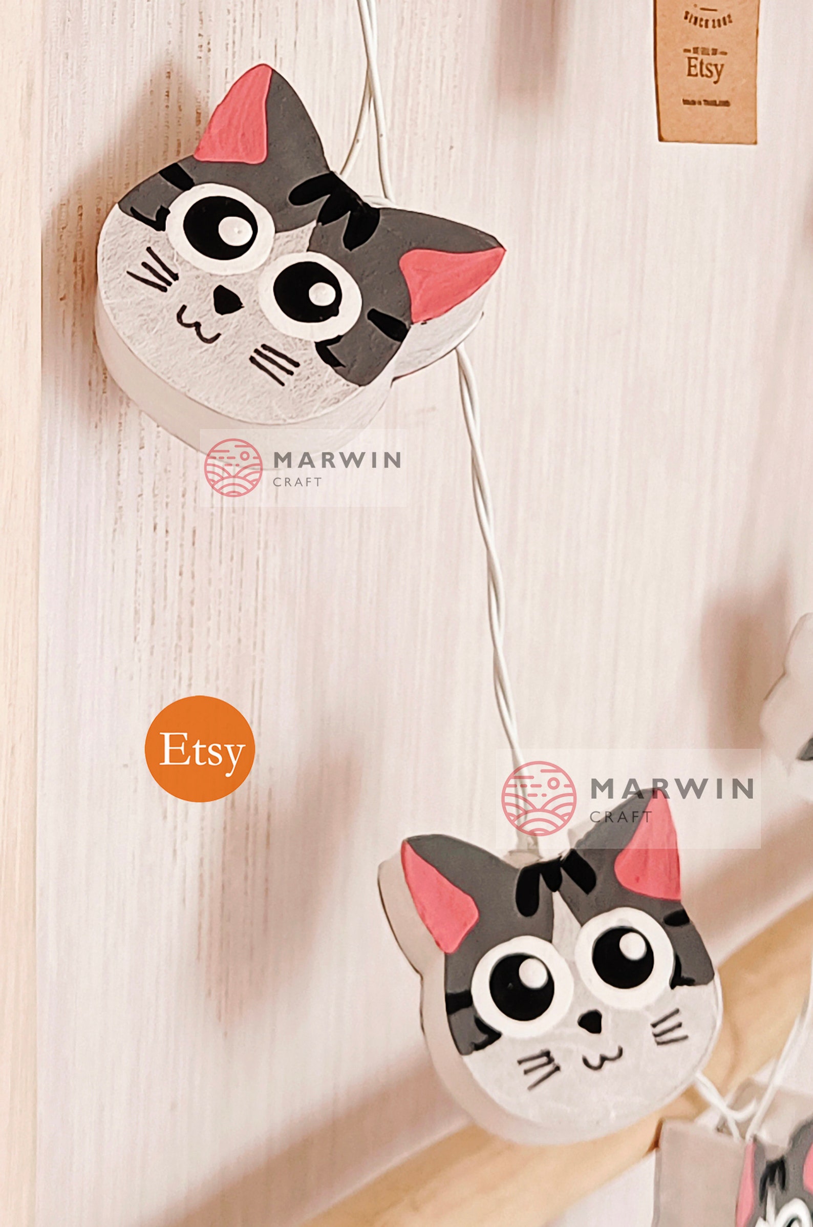 String Lights Cute Japanese Lucky Cat Fairy Lights Bedroom Home Decor ...