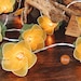 20 Yellow String Lights Rain Lilly Flower Fairy Lights Bedroom Home ...