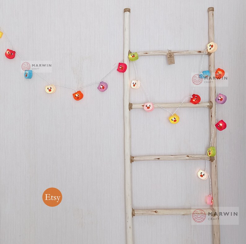 Multi Colour Mulburry String Lights Pig Fairy Lights Bedroom Home Decor ...