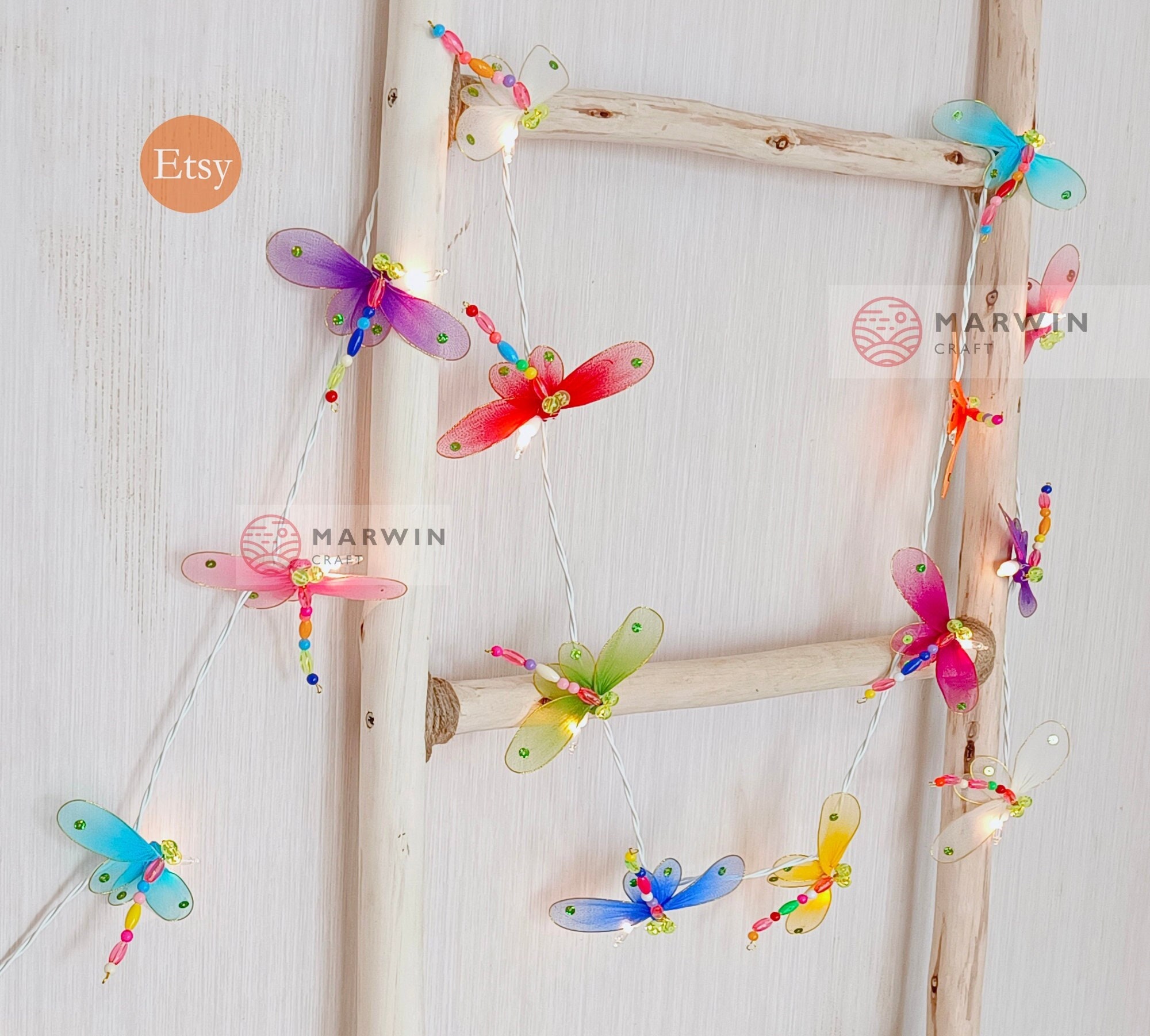 20 35 Multi String Lights Dragonfly Fairy Lights Bedroom Home Decor ...