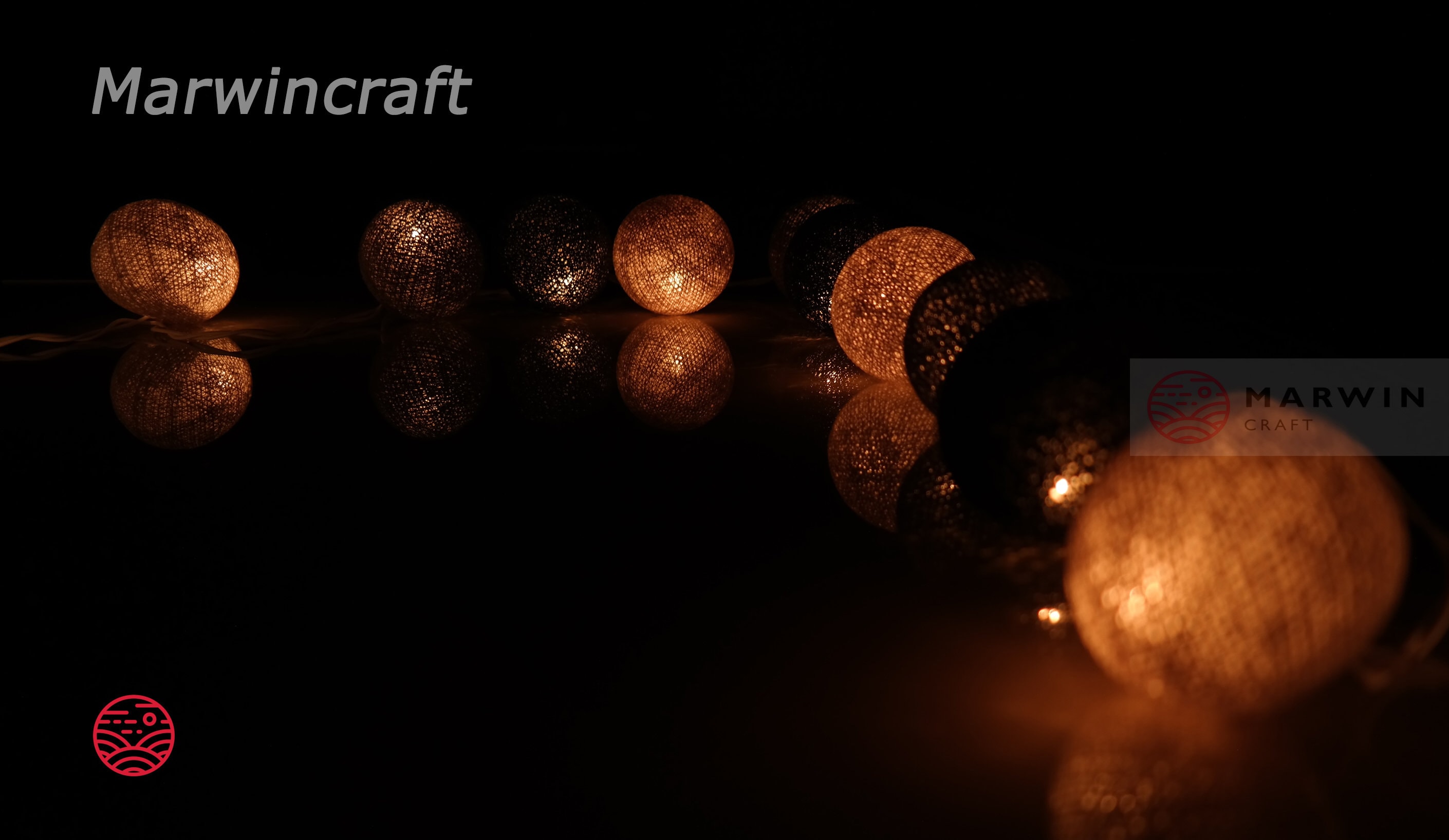 Dark Knight String Lights Cotton Balls Fairy Lights Bedroom | Etsy