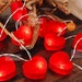 Red Paper String Lights Heart Fairy Lights Bedroom Home Decor Living ...