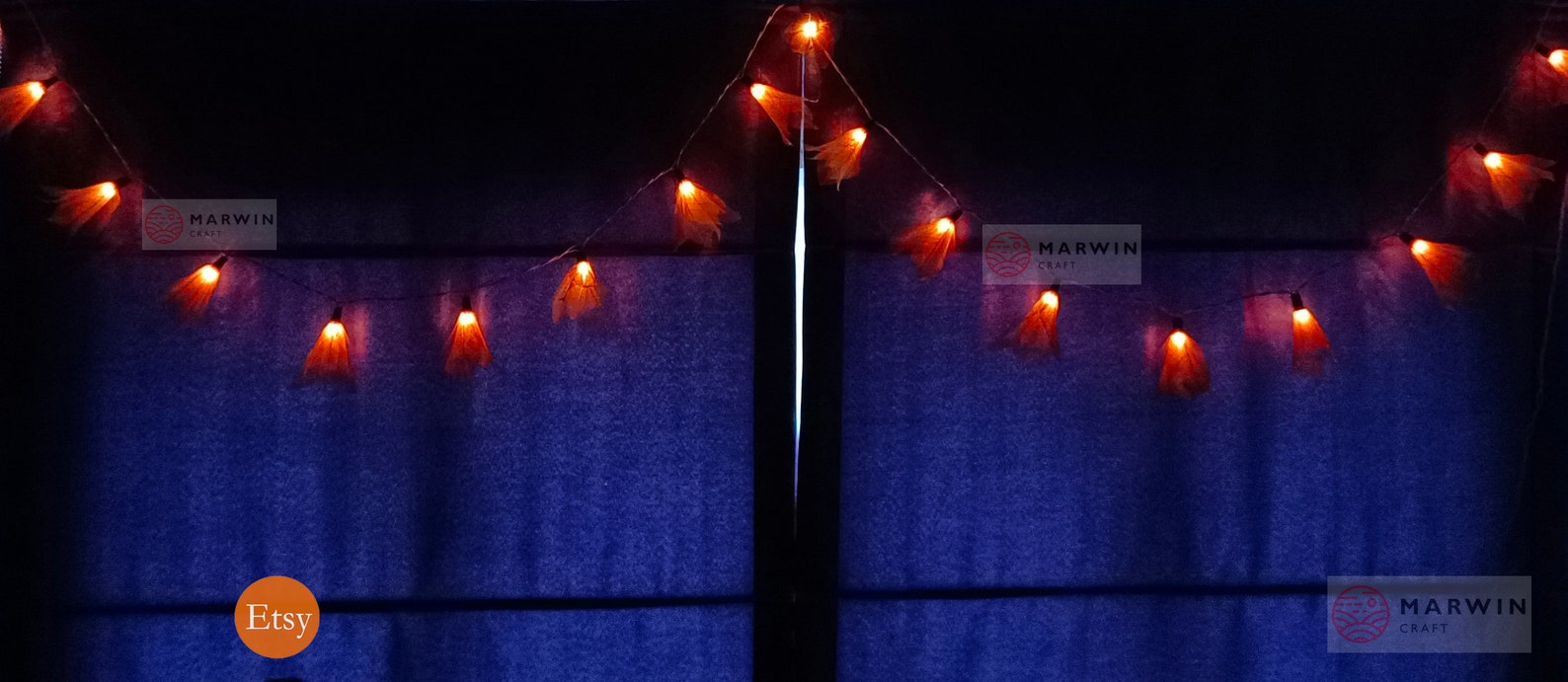 Fire String Lights Bodhi Leaves Flower Fairy Lights Bedroom Home Decor ...