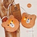 Paper String Lights Teddy Brown Bear Fairy Lights Bedroom Home - Etsy