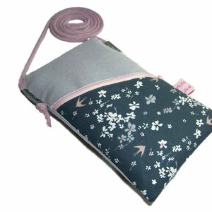 Handytasche Kleine Tasche Mini Umhängetasche grau z.B. für Handy aus ...