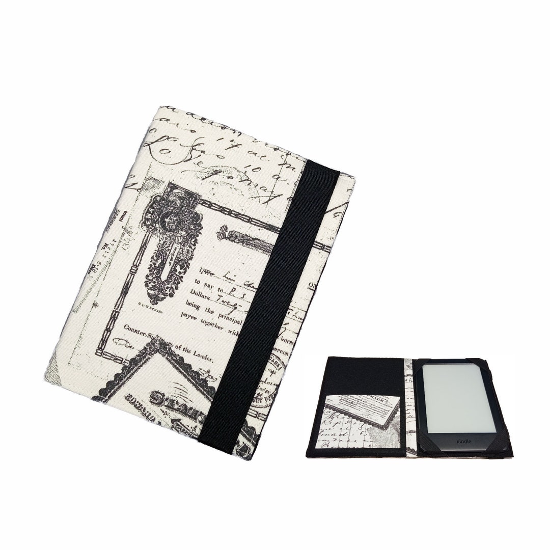 Ereader Case Foldable Old Letter Custom-made, E.g. for Tolino Shine 4 ...