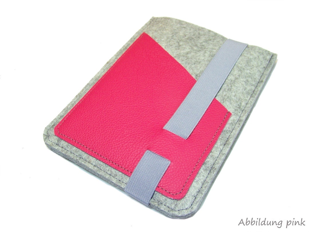Ereader Ebook Reader Tablet Cover Wool Felt Leather, Custom Made up to ...