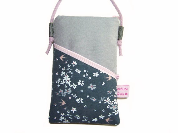 Handytasche Kleine Tasche Mini Umhängetasche grau z.B. für - Etsy