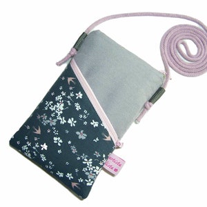 Handytasche Kleine Tasche Mini Umhängetasche grau z.B. für Handy aus ...
