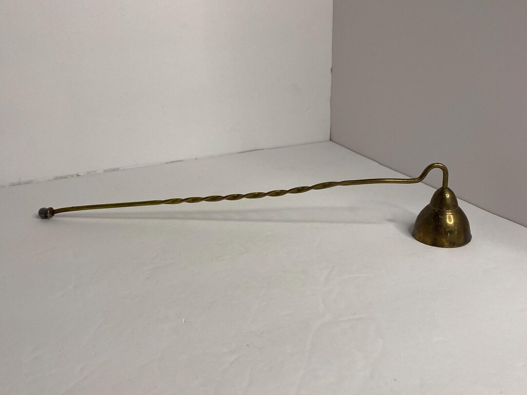 Vintage Bell Shaped Brass Candle Snuffer - Etsy