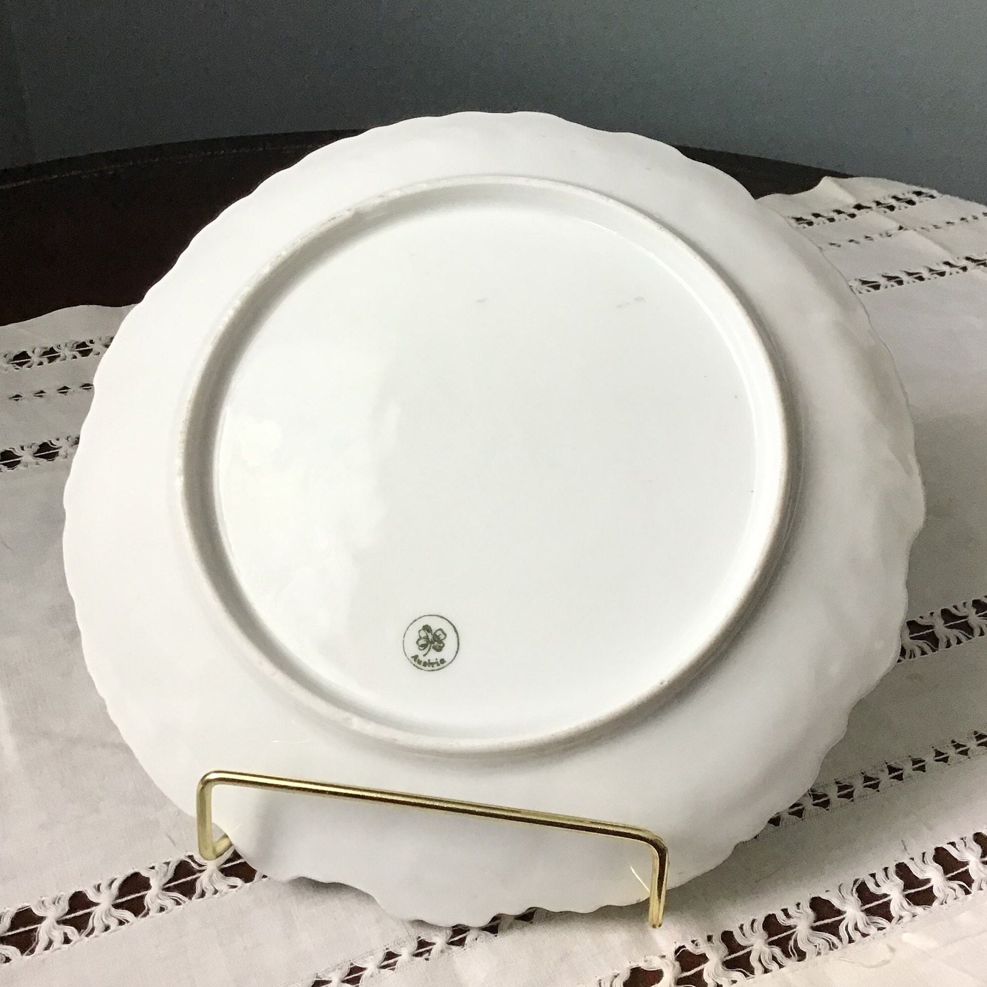 Antique Merkelsgrun Austria Porcelain Plate Forget Me Nots - Etsy