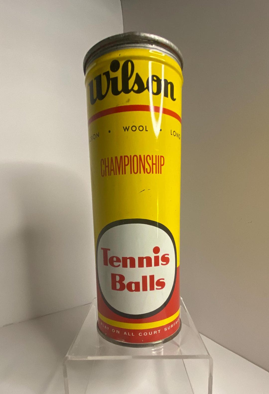 Vintage Wilson Tennis Balls Tin 1960s Great Prop - Etsy