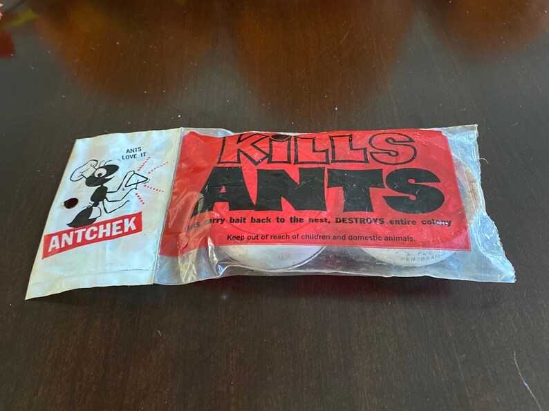 Vintage Package of Two Antcheck Brand Ant Traps Prop - Etsy