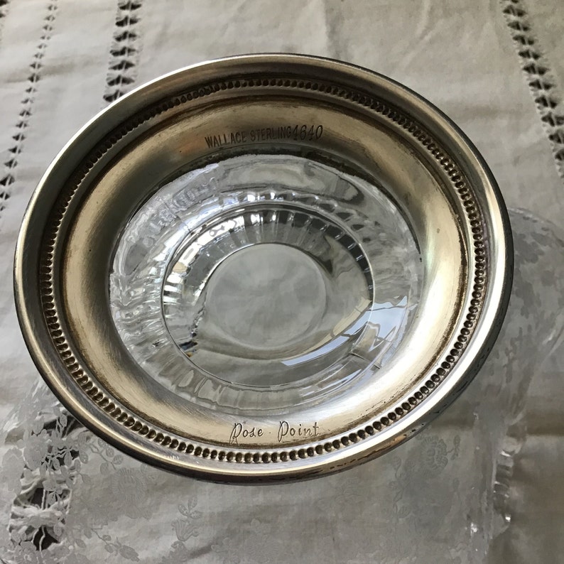 Cambridge Signed Rose Point Wallace Silver 4640 Commemorative - Etsy