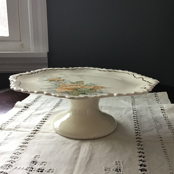 Mid Century Cake Stand - Etsy