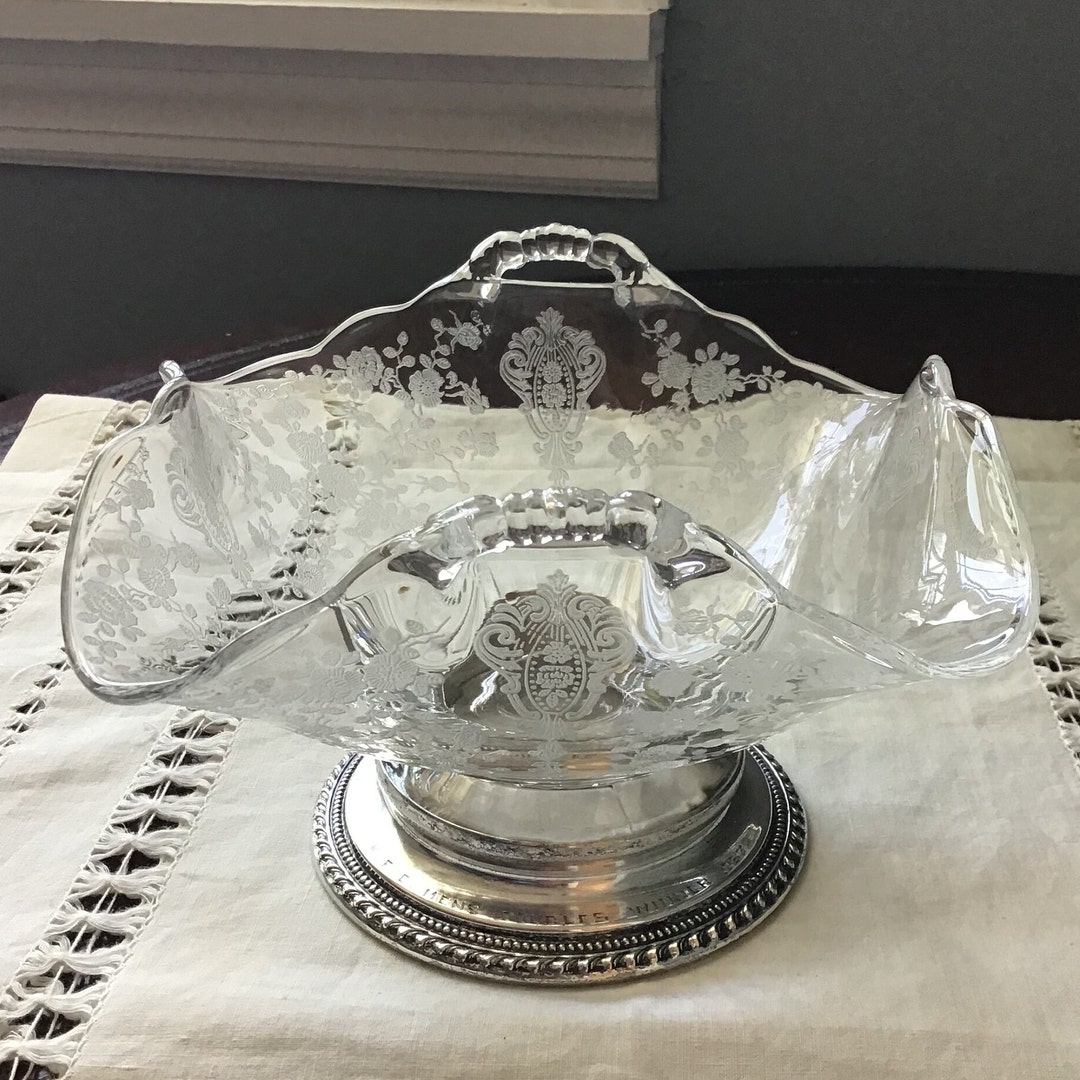 Cambridge Signed Rose Point Wallace Silver 4640 Commemorative ...