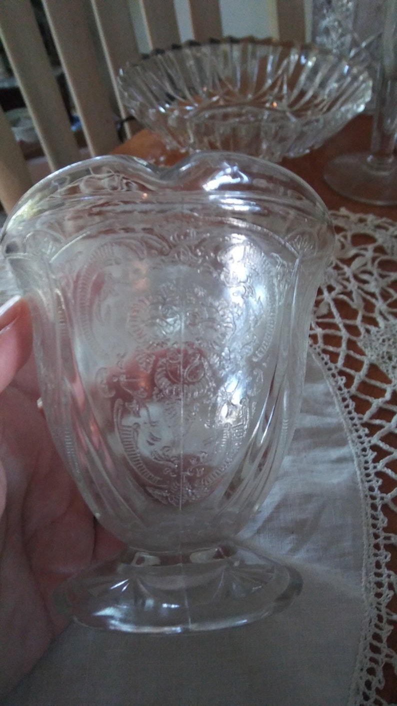 Hazel Atlas Royal Lace Depression Glass Creamer 1930s - Etsy