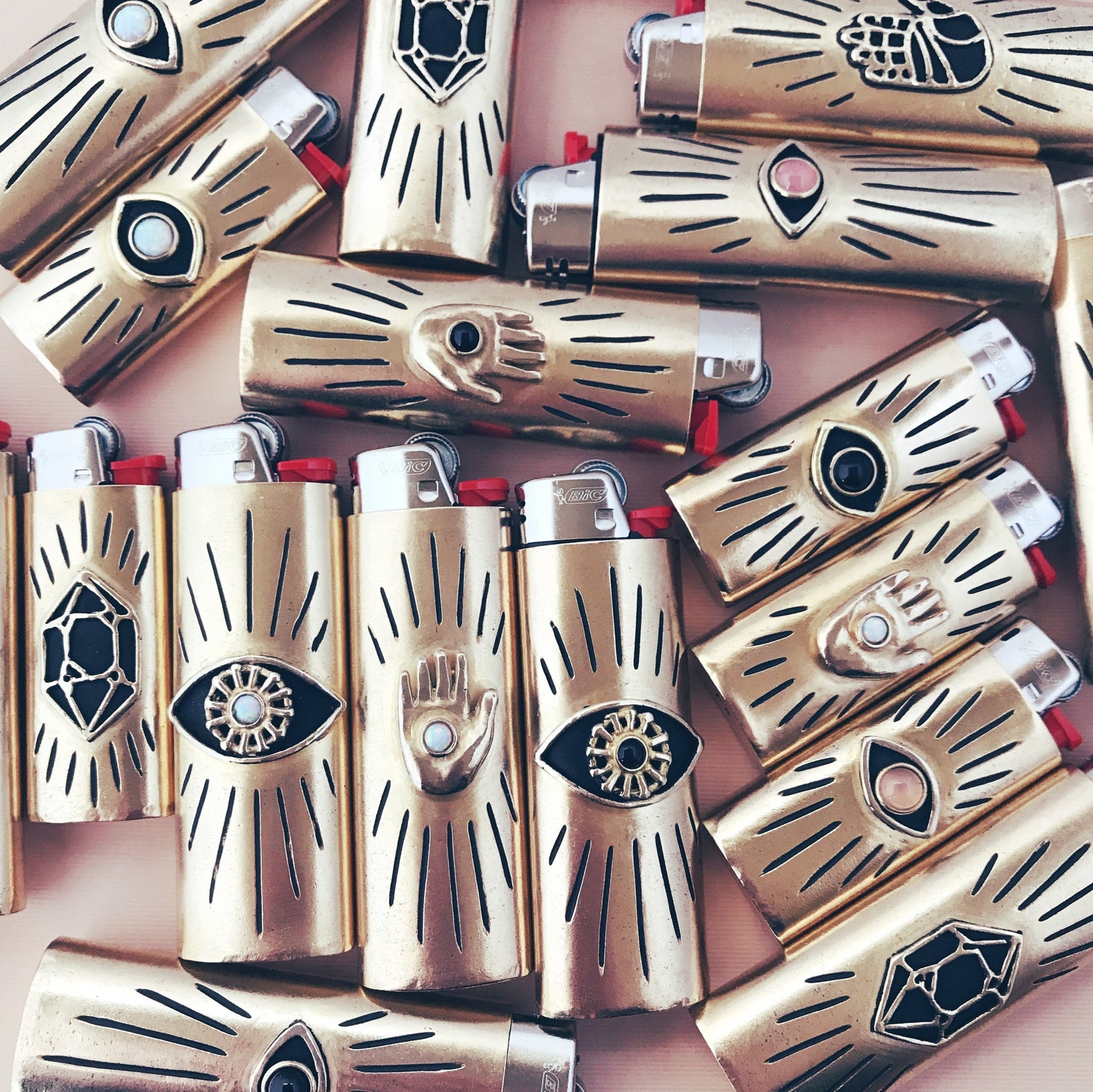 Vision Lighter Case With Opal // Evil Eye All Seeing Eye - Etsy
