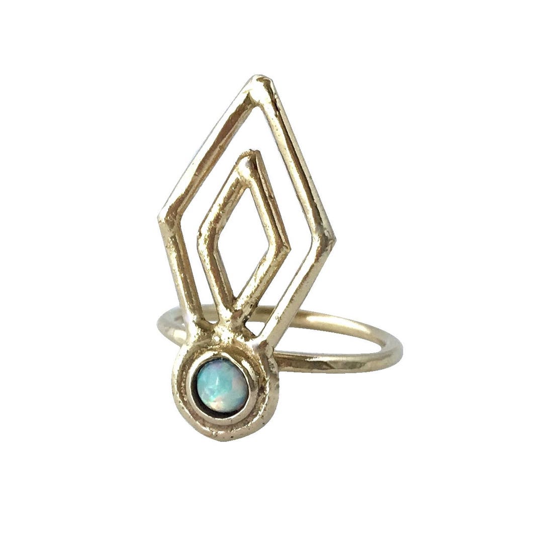 Delirium Ring With Opal - Etsy