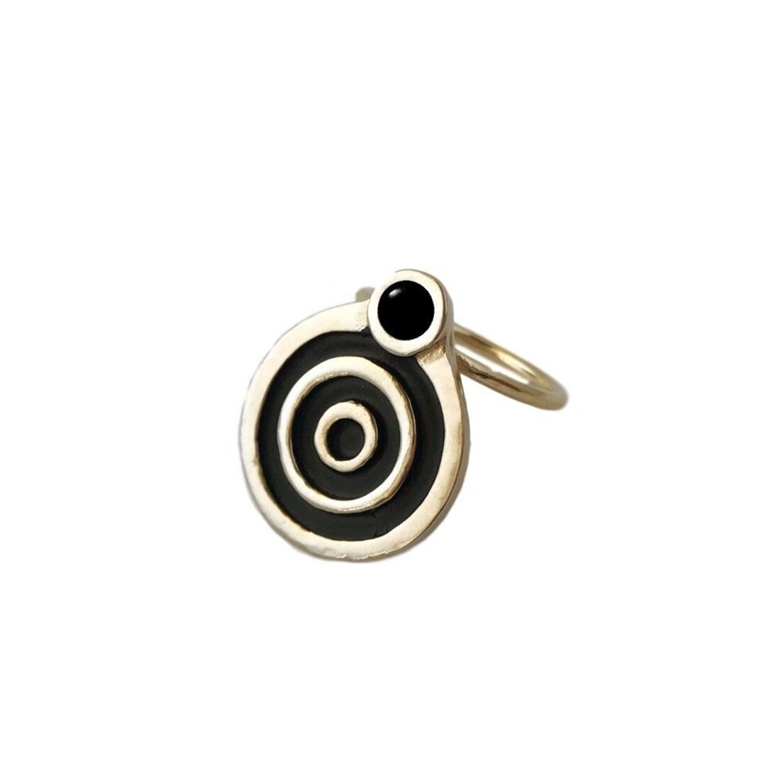 Portal Ring With Black Onyx - Etsy