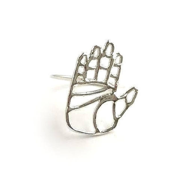 Palma Ring // Hand Ring Palmistry Ring Hand Amulet | Etsy