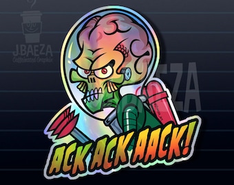 Mars Attacks Decal - Etsy