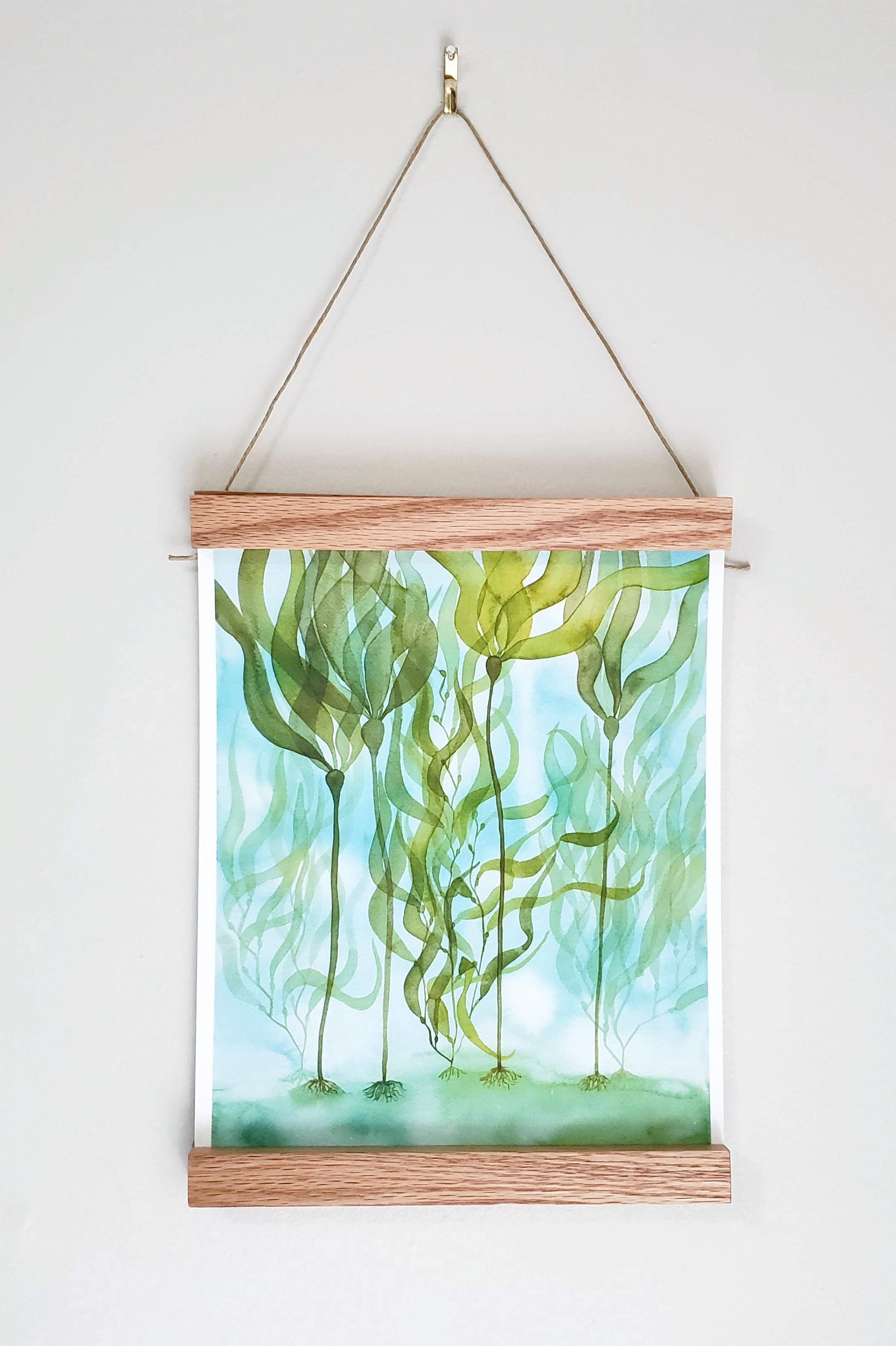 Kelp Forest - Watercolor Art PRINT - Ocean Sea Marine Seaweed - Etsy