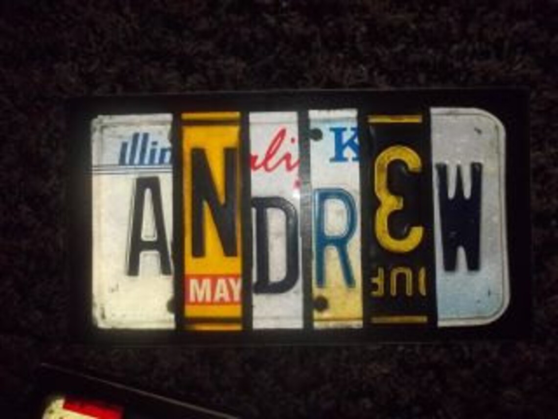 Custom License Plate Names 5-6 Letters - Etsy